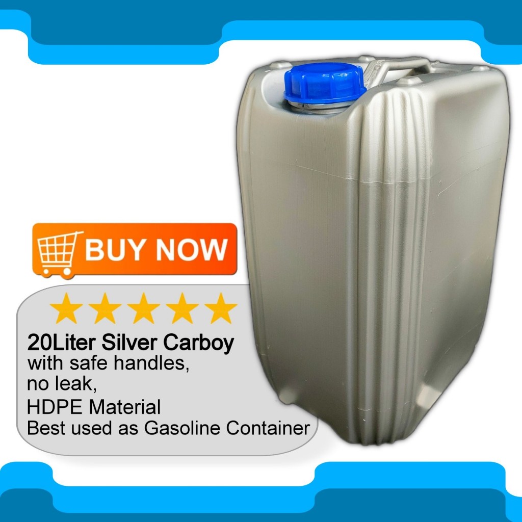 20 LITER = 5 GALLON STACKABLE OIL CONTAINER / LIQUID CONTAINER / CARBOY ...