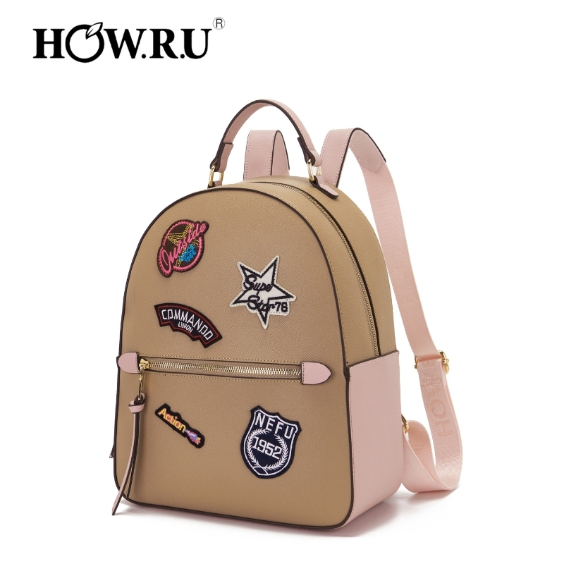 How.R.U Korean Women Bag Floral Print Handbags Casual Anti-Theft ...