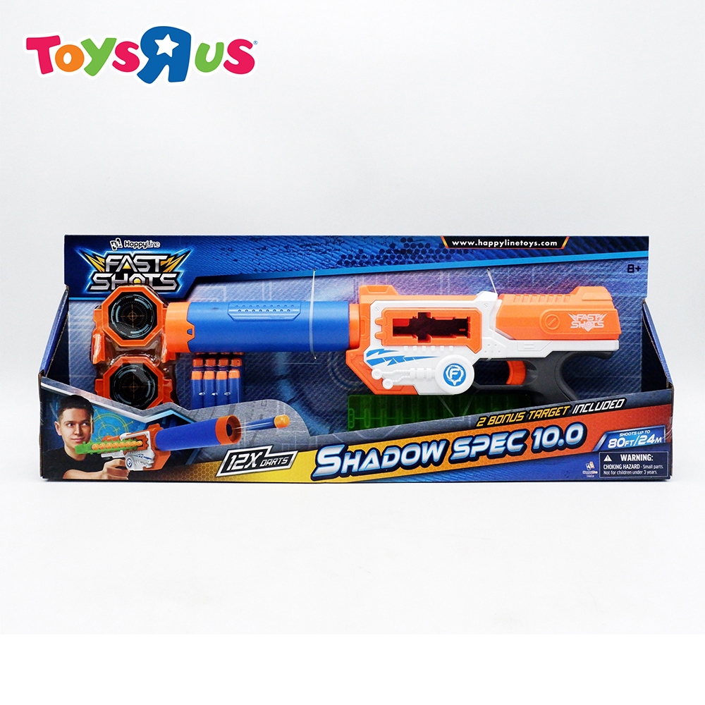 Fast Shots Shadow Spec 10.0 Blaster Toy, Ages 8+, 12 Foam Darts ...