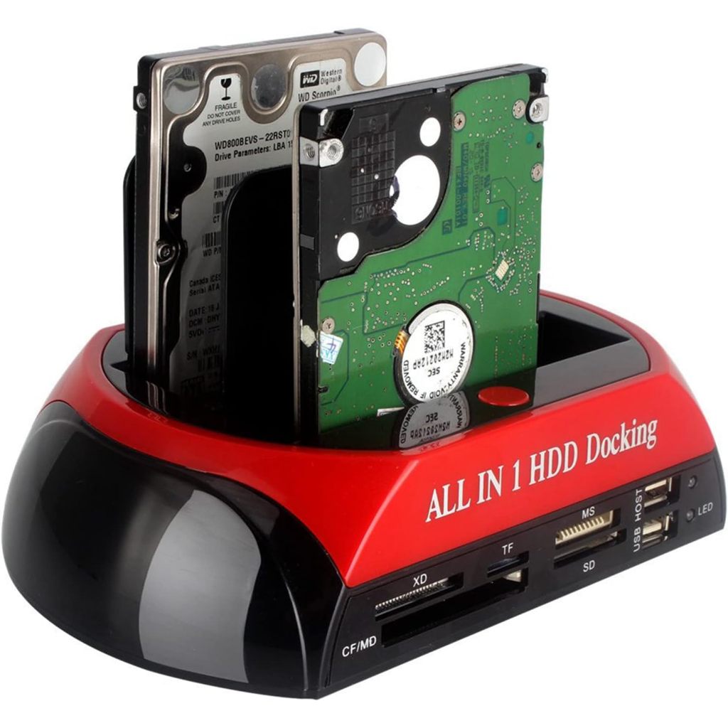 2 New All in One HDD Docking Kicpot 2.5"/3.5" IDE SATA HDD Docking Dock ...