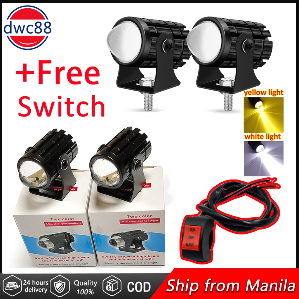Mini Driving Light High and Low Beam White and Yellow Single And Dual ...