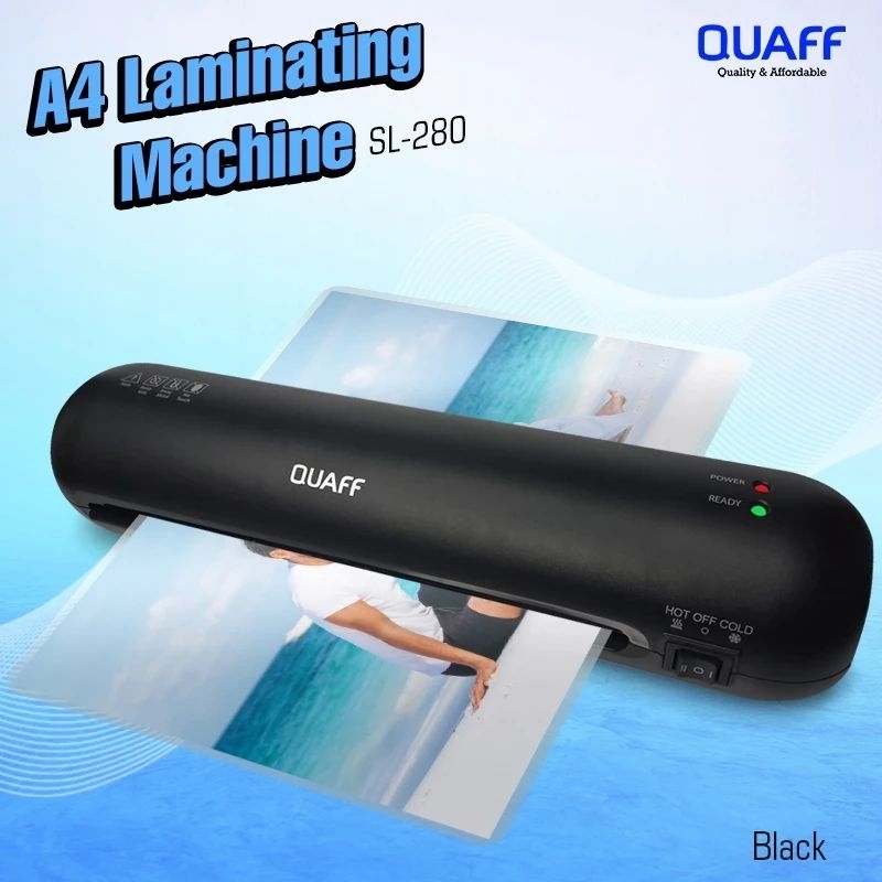 Quaff Sl280 Laminator A4 Size Hot And Cold Laminating Machine Shopee