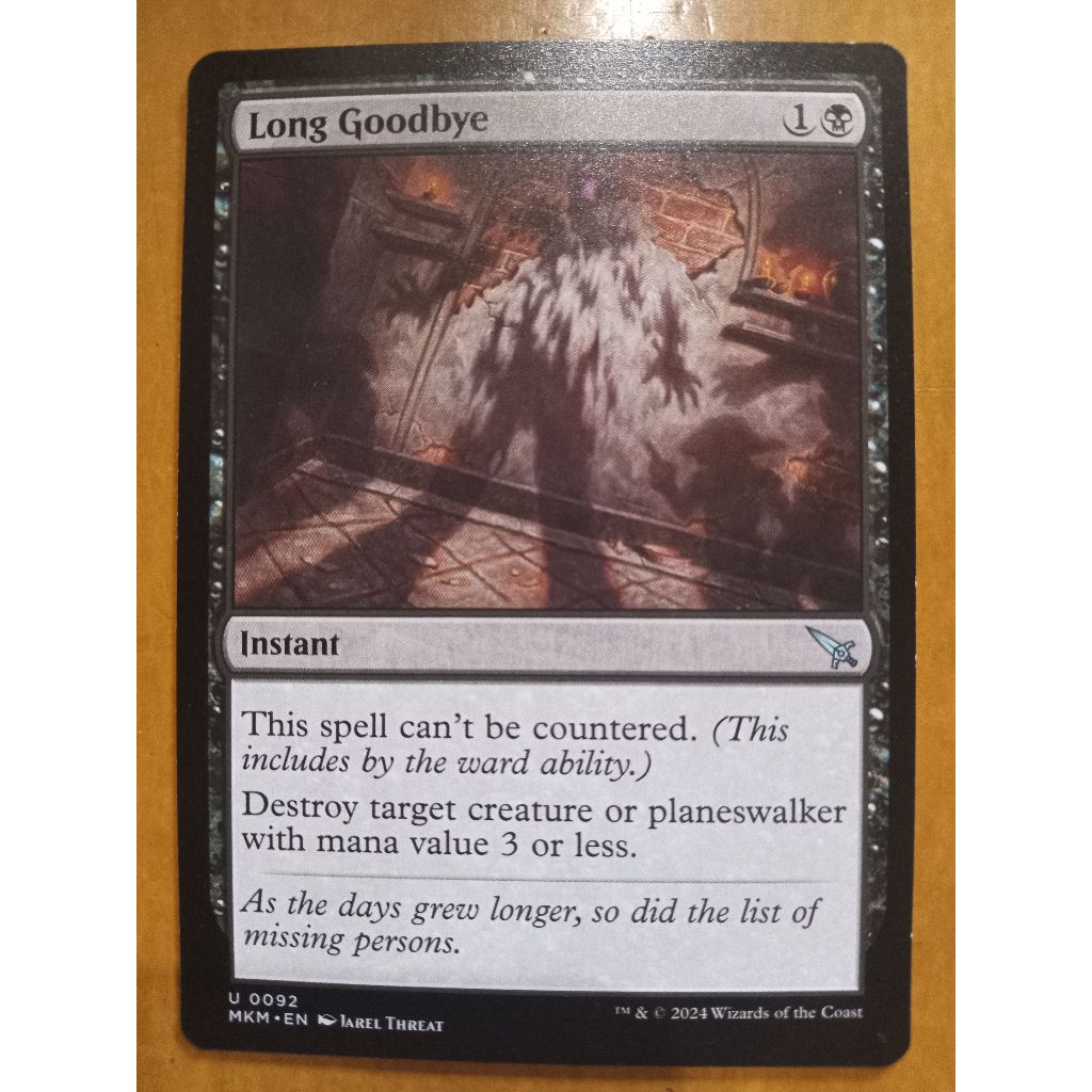 MTG Long Goodbye Uncommon Murders at Karlov Manor MKM Magic the ...