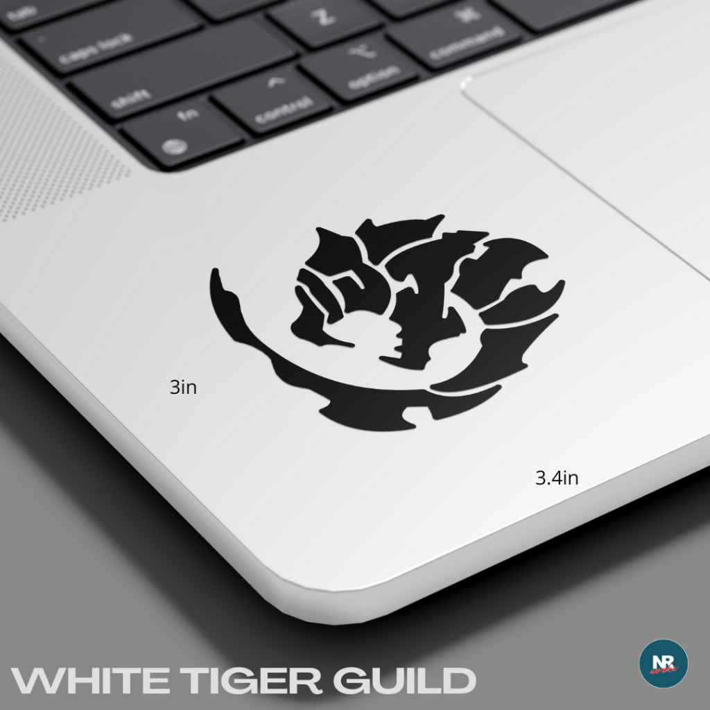 Solo Leveling White Tiger Guild Anime Vinyl Decal Waterproof Sticker ...