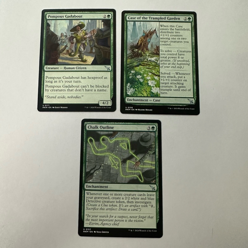 CHALK OUTLINE | CASE OF THE TRAMPLED GARDEN | POMPOUS GADABOUT MKM ...