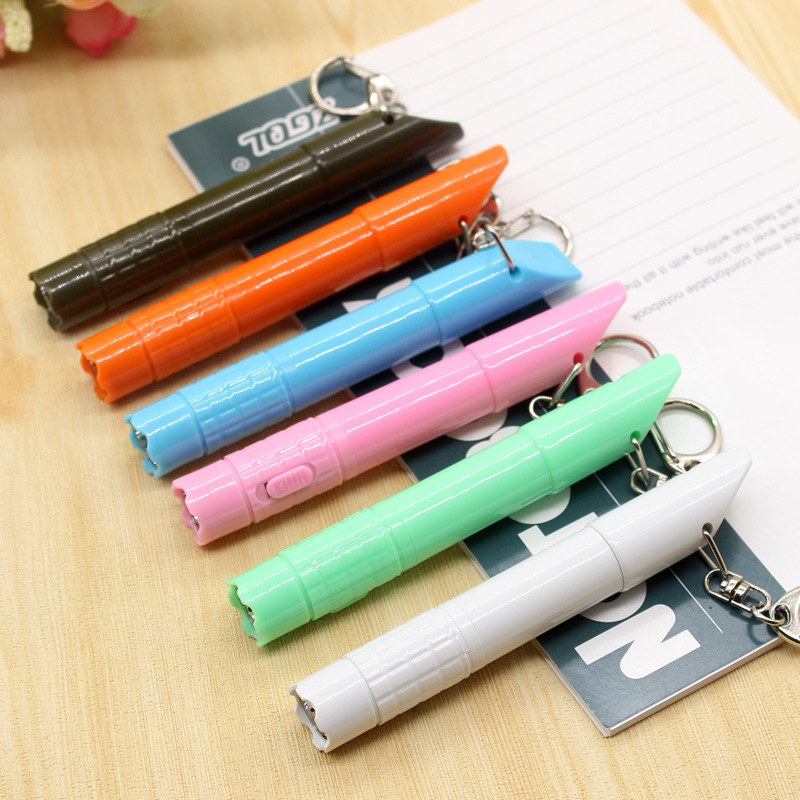3In1 Ballpen Whistle Light Keychain Multipurpose Keychain Pen | Shopee ...