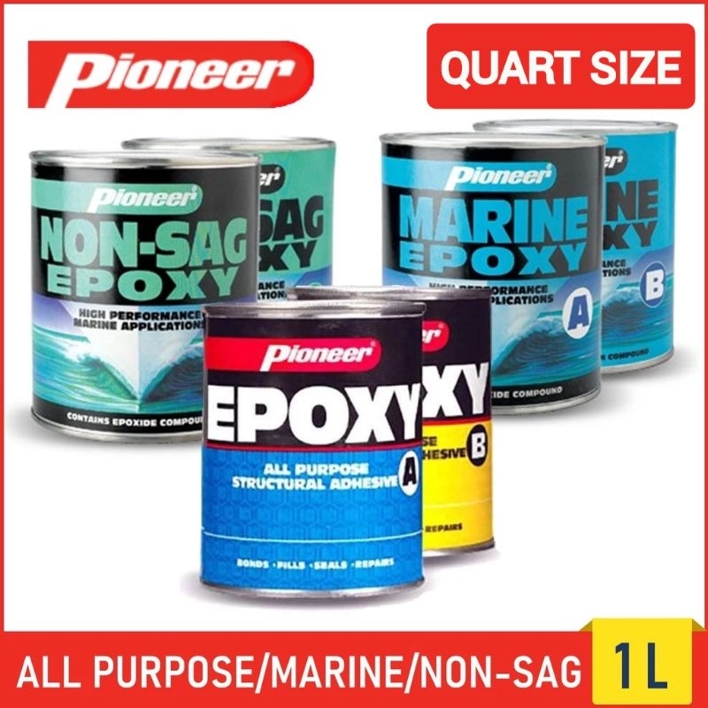 PIONEER EPOXY A&B ALL PURPOSE EPOXY | MARINE EPOXY | NON SAG EPOXY ...