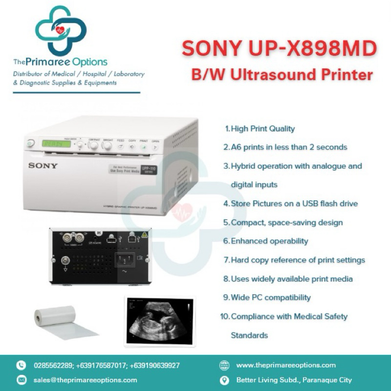 SONY UP-X898MD B/W Ultrasound Printer | Shopee Philippines