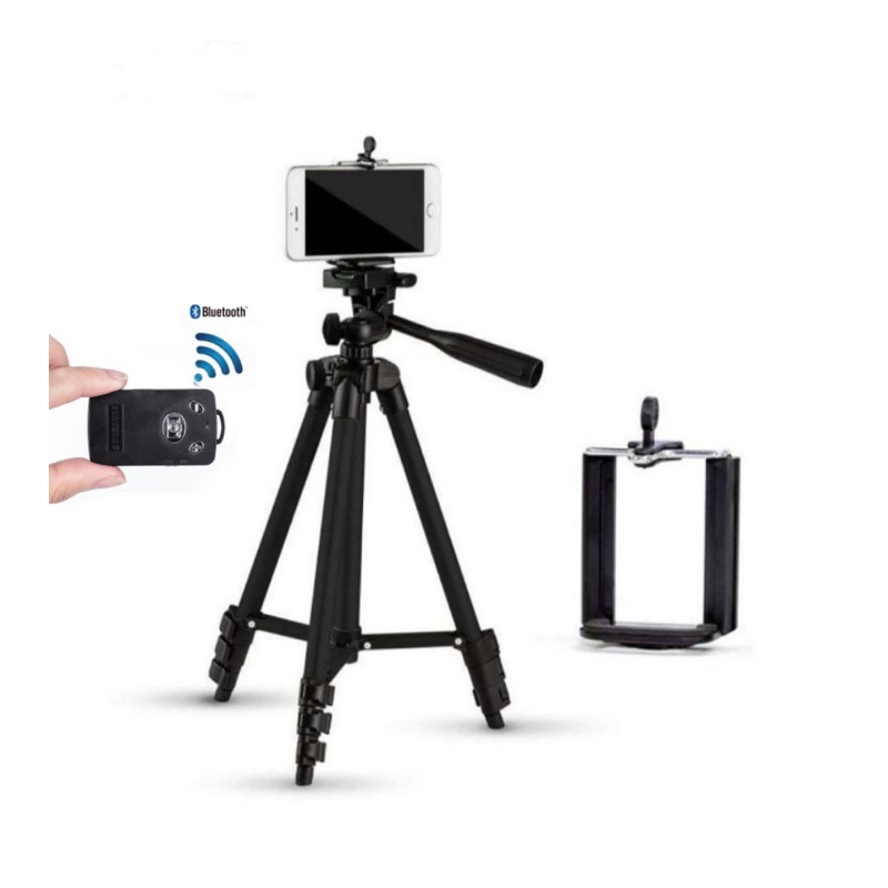 Tripod Portable Mobile Phone Bracket Bluetooth Remote Control Camera ...