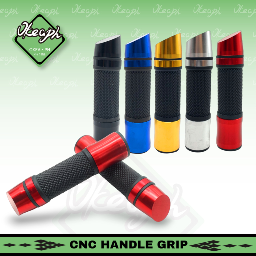 OKEA Motorcycle Body Parts CNC Handle Grip Universal | Shopee Philippines