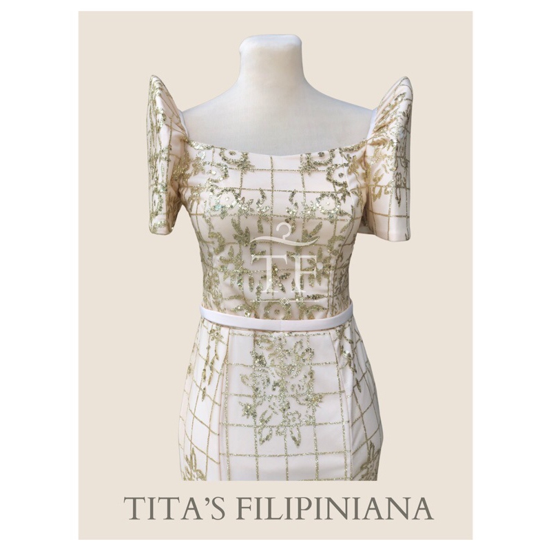 Ethnic Serpentina (Modern Filipiniana) | Shopee Philippines