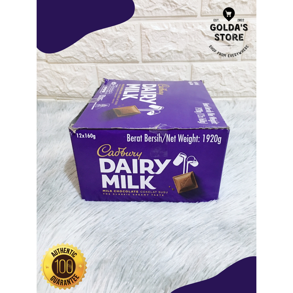 Cadbury Dairy Milk 12pcs x 160g | Shopee Philippines
