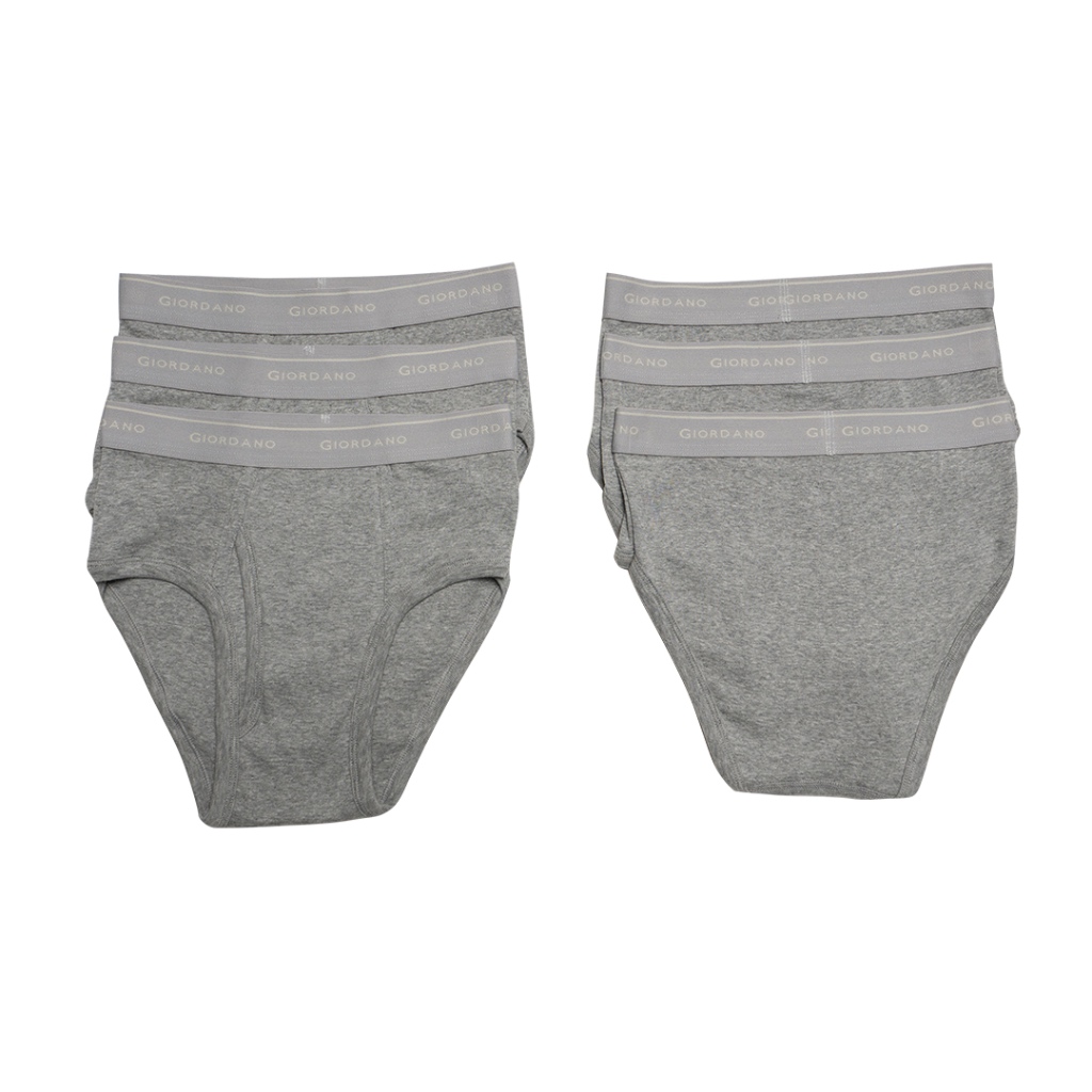 GIORDANO Men's Solid Classic Brief (01174114) - 22 - MHG Grey | Shopee ...