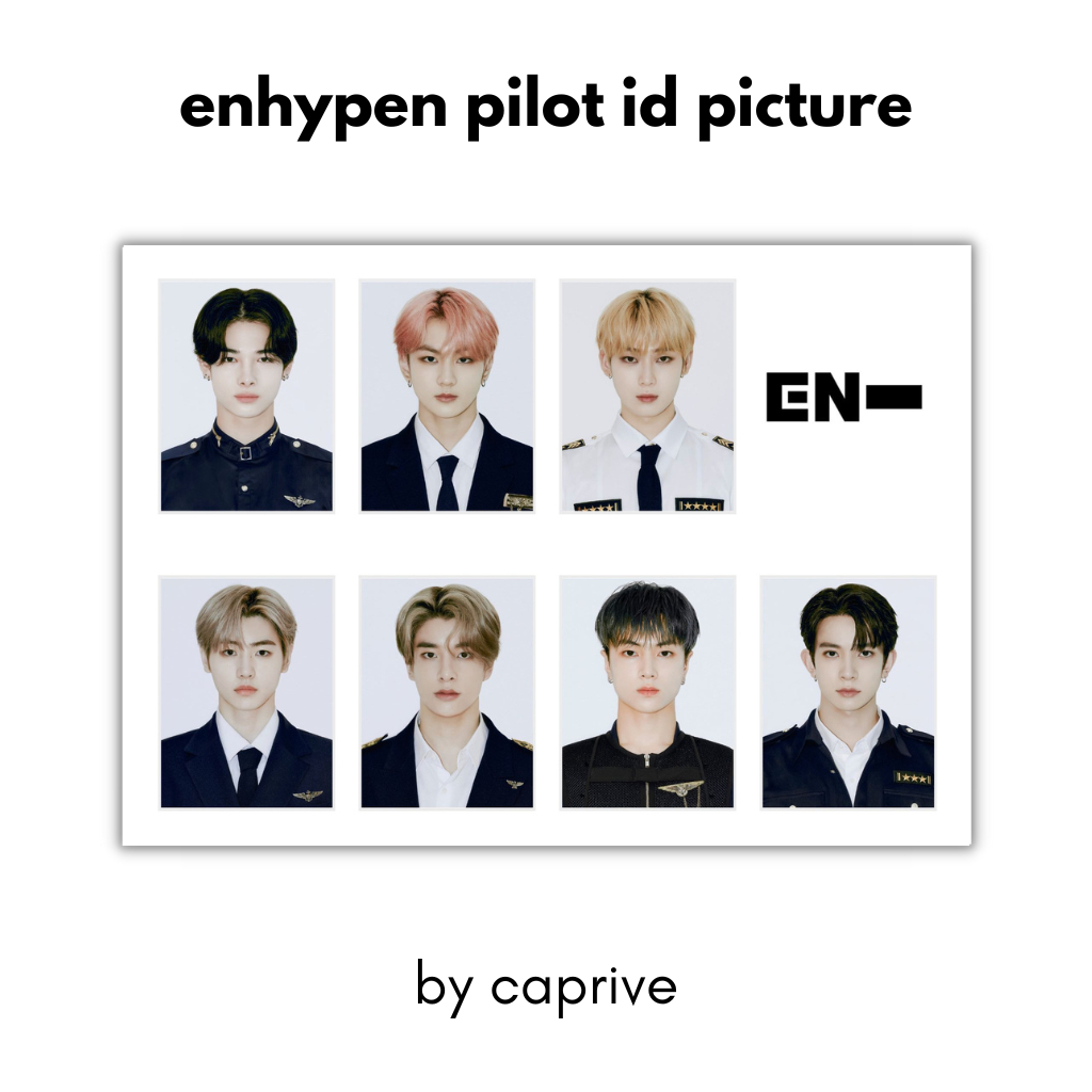 ENHYPEN PILOT ID PICTURE | Shopee Philippines