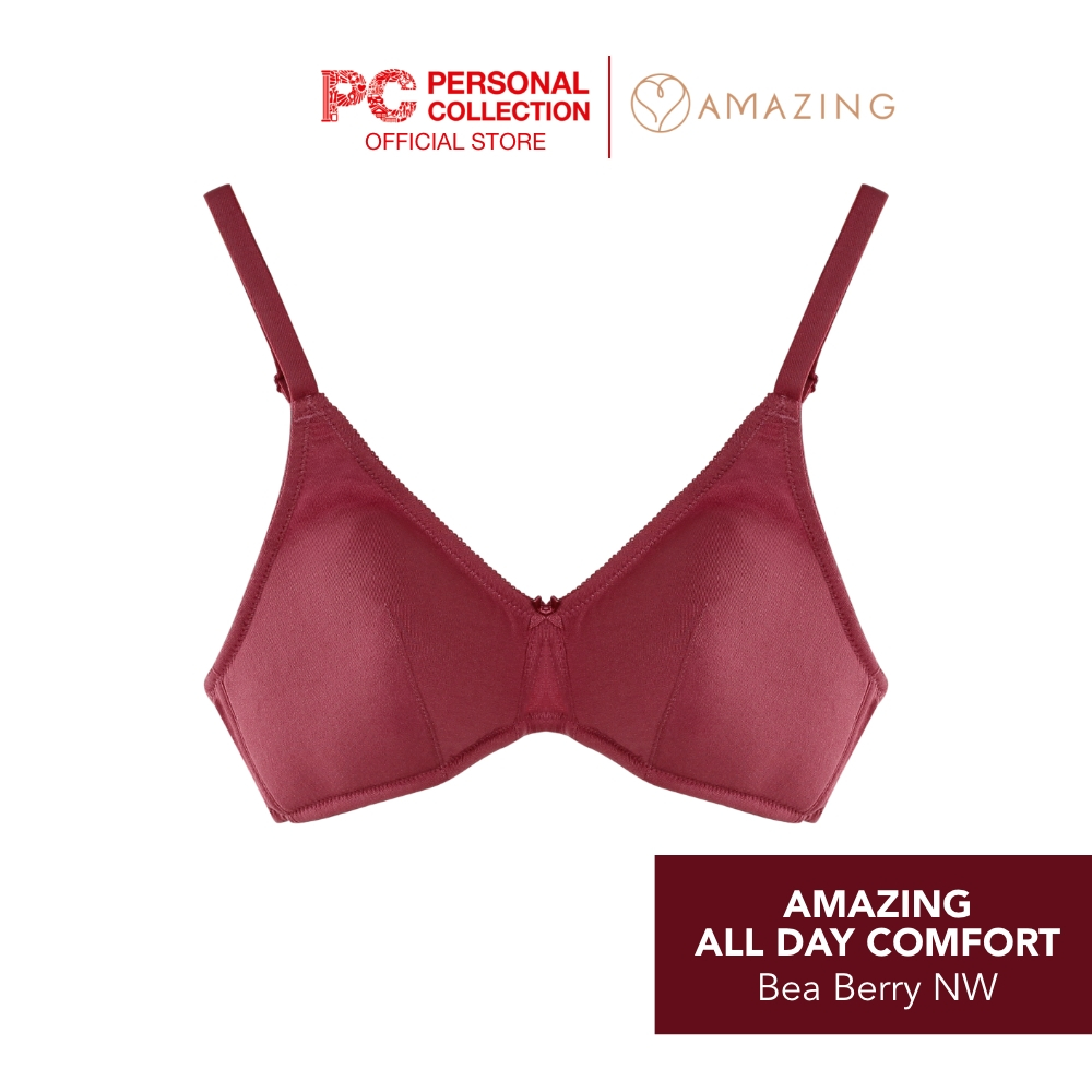 Amazing All Day Comfort Bra Bea Berry | Shopee Philippines