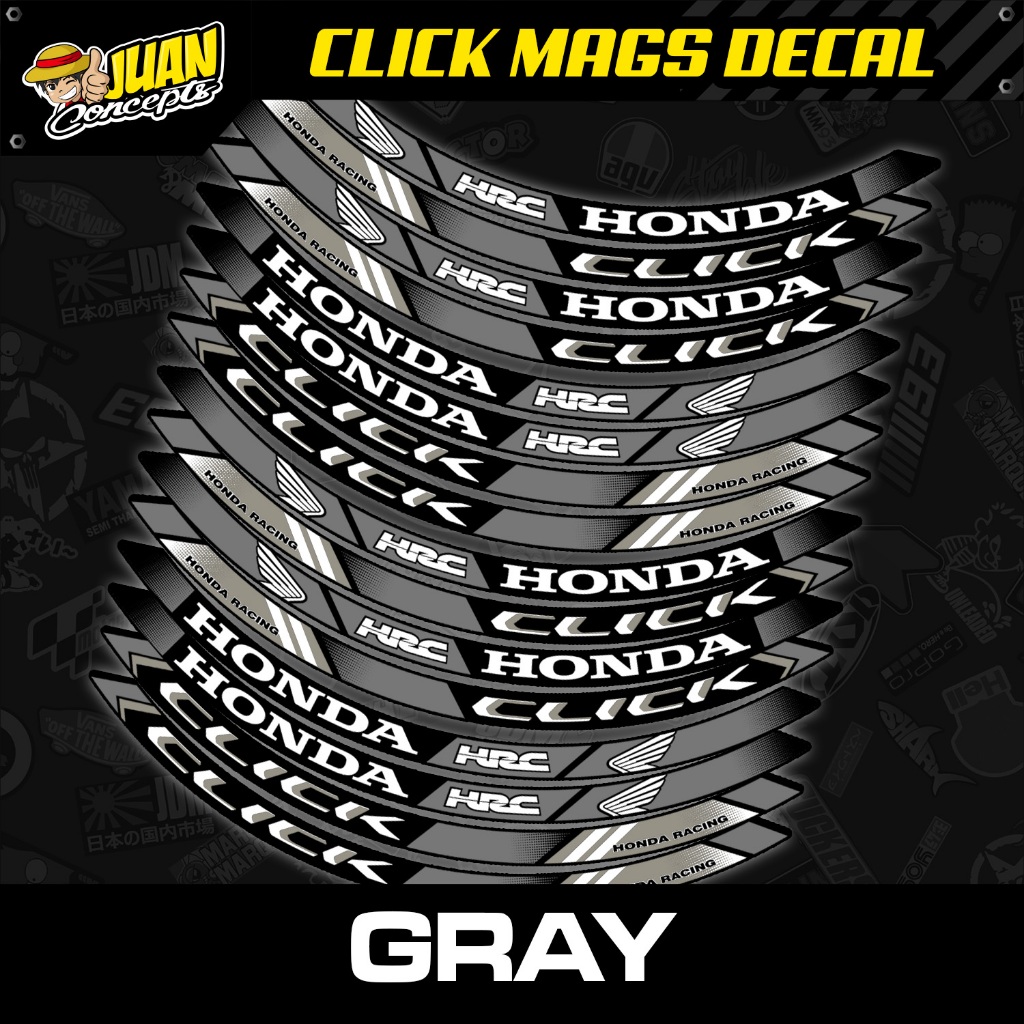 Honda Click Mags Decals Vinyl (Printed Design 1) | Shopee Philippines