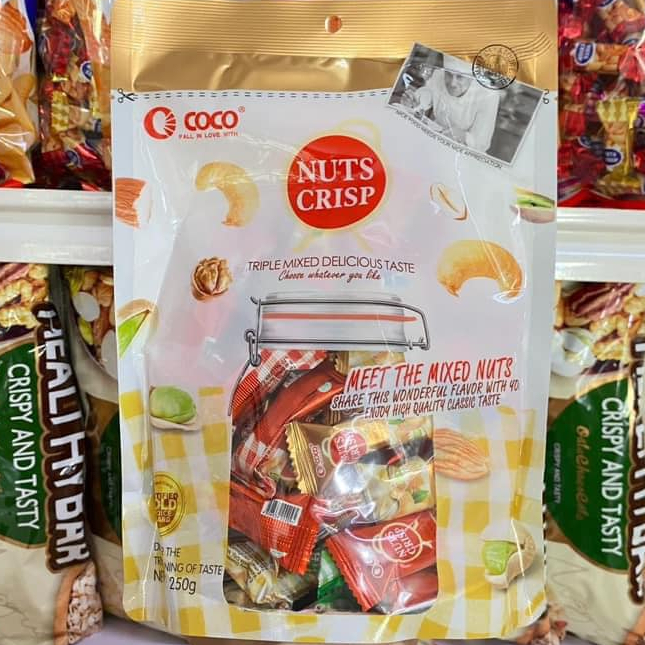 NUTS CRISP MIXED NUT CANDY (250g) SNACKS | Shopee Philippines