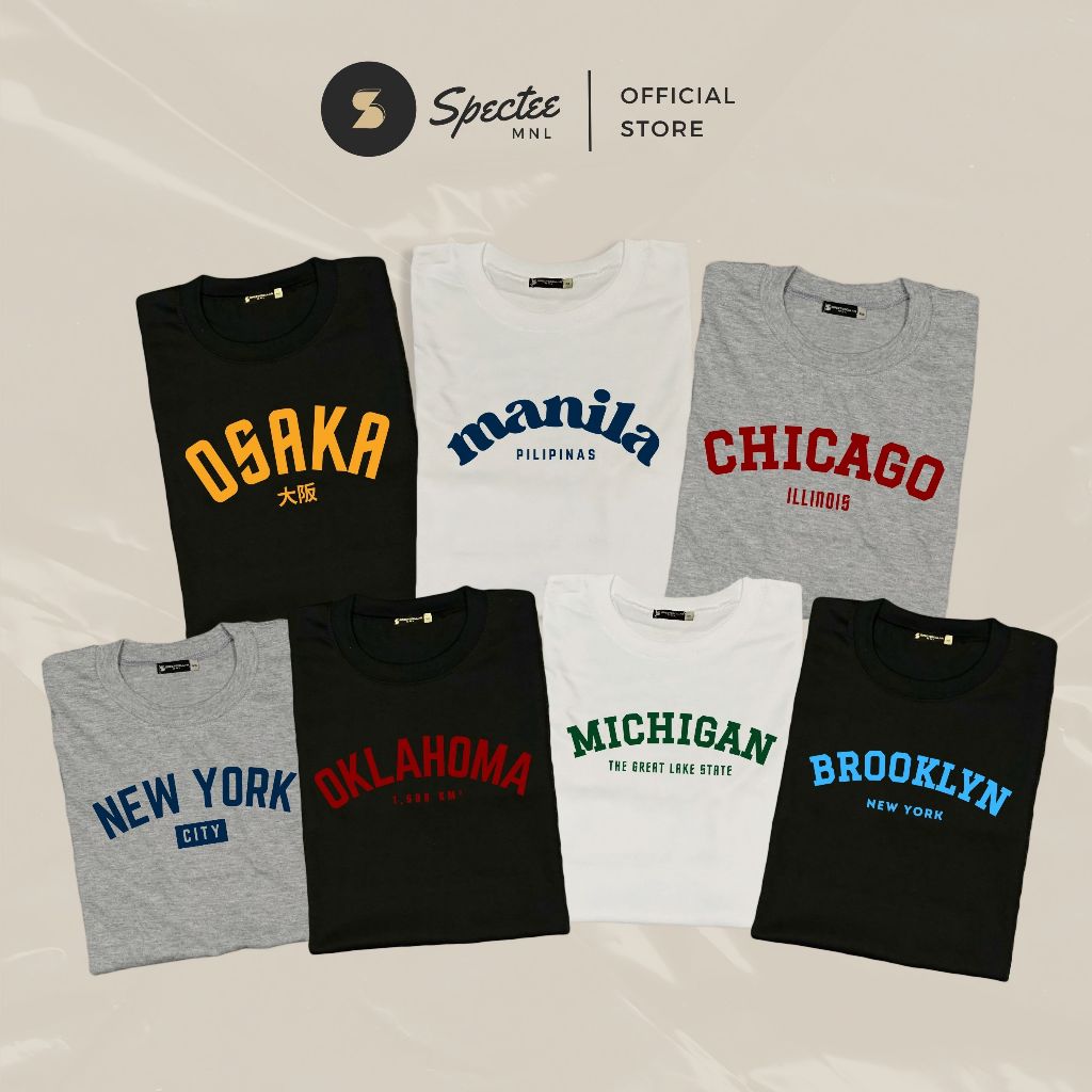 Spectee MNL | BESTSELLER Random Places Part 1 | Aesthetic Unisex Shirts ...