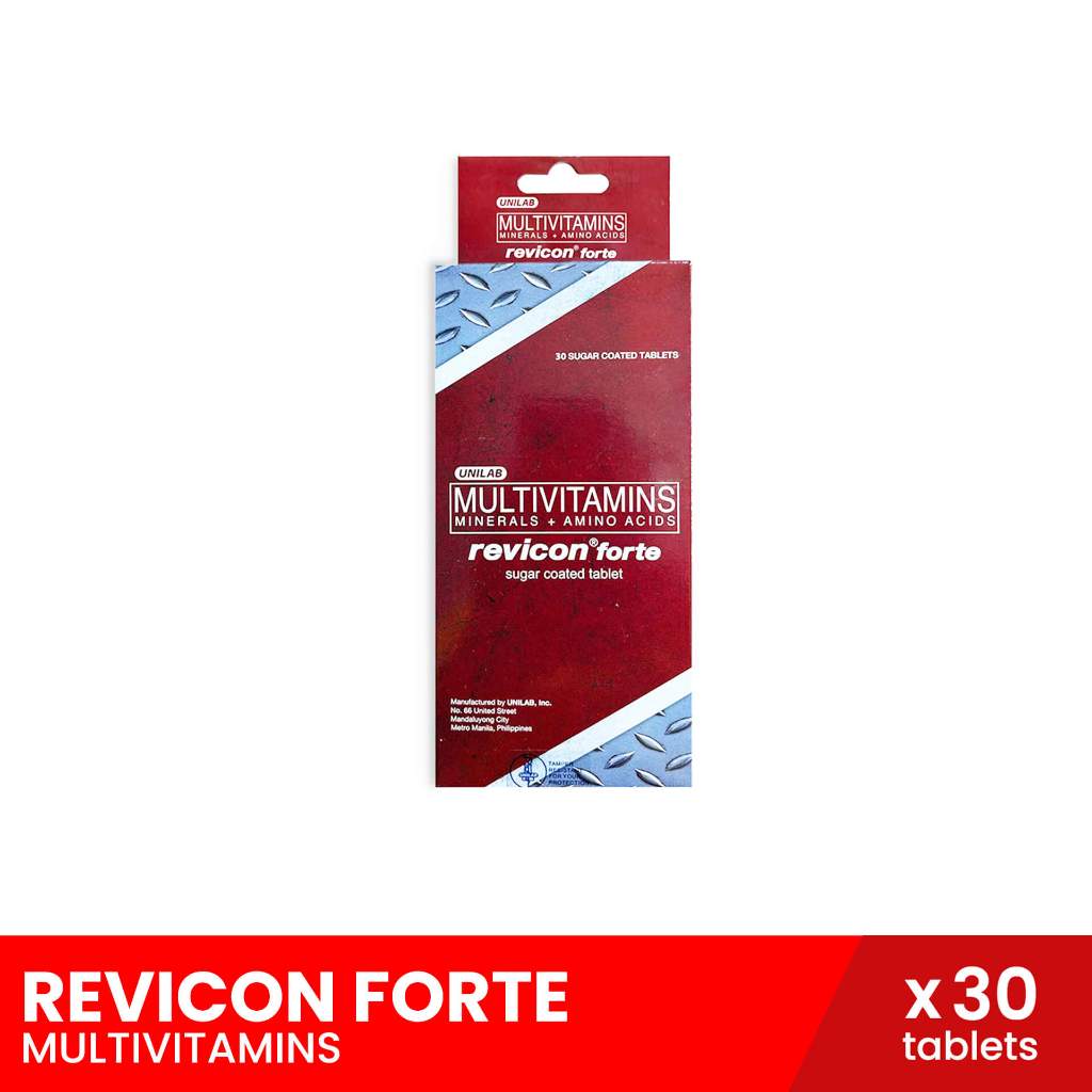REVICON Forte Multivitamins x 30 tablets | Shopee Philippines