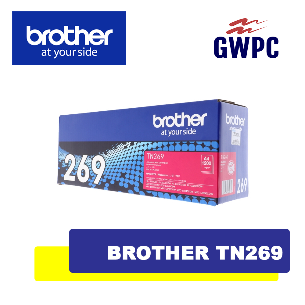 Brother TN-269 Original Colour Toner Cartridge TN269 TN 269 WT BU 229CL ...