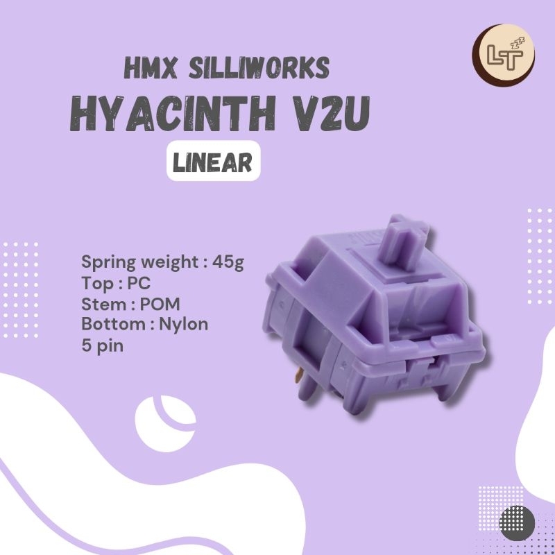 HMX Sillyworks Hyacinth v2u switch (10 pcs per order) | Shopee Philippines