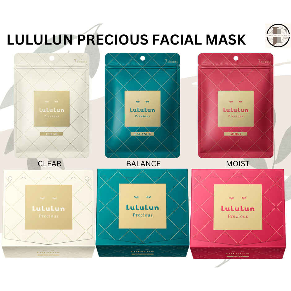 LULULUN PRECIOUS FACIAL MASK CLEAR / BALANCE / MOIST | Shopee Philippines
