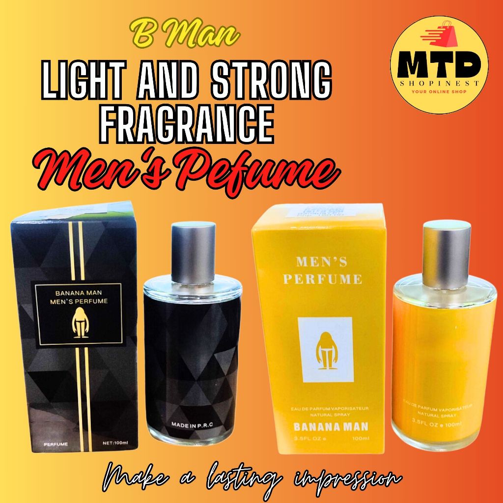 B Man Light and Strong Fragrance Men's Perfume 100ML | Shopee Philippines
