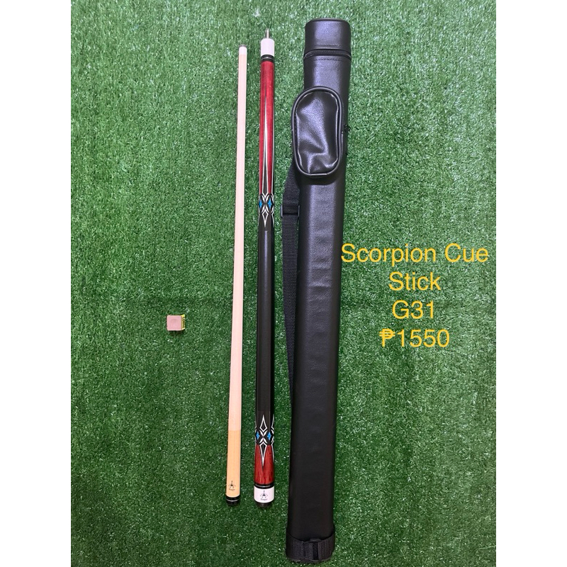 Scorpion Cue Stick w Single Hardcase / billiard accessories | Shopee ...