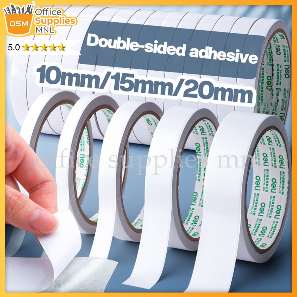 Double Sided Tape Adhesive Tape for School and Office Supplies | Shopee Philippines