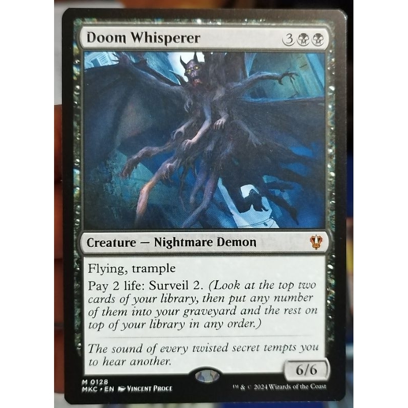 Doom Whisperer (Magic the gathering) | Shopee Philippines