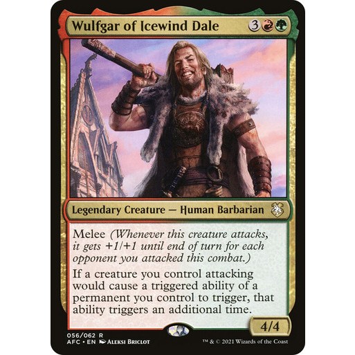 Wulfgar of Icewind Dale - Adventures in the Forgotten Realms Commander ...