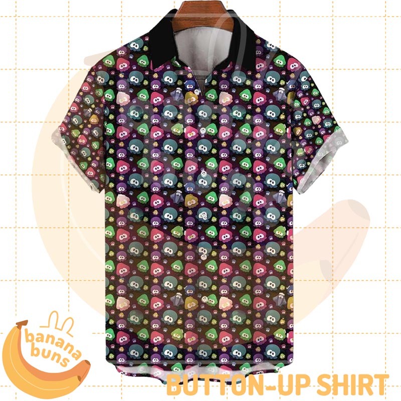 Splatoon 1 2 3 Squids and Octos / Button-up Shirt | Shopee Philippines