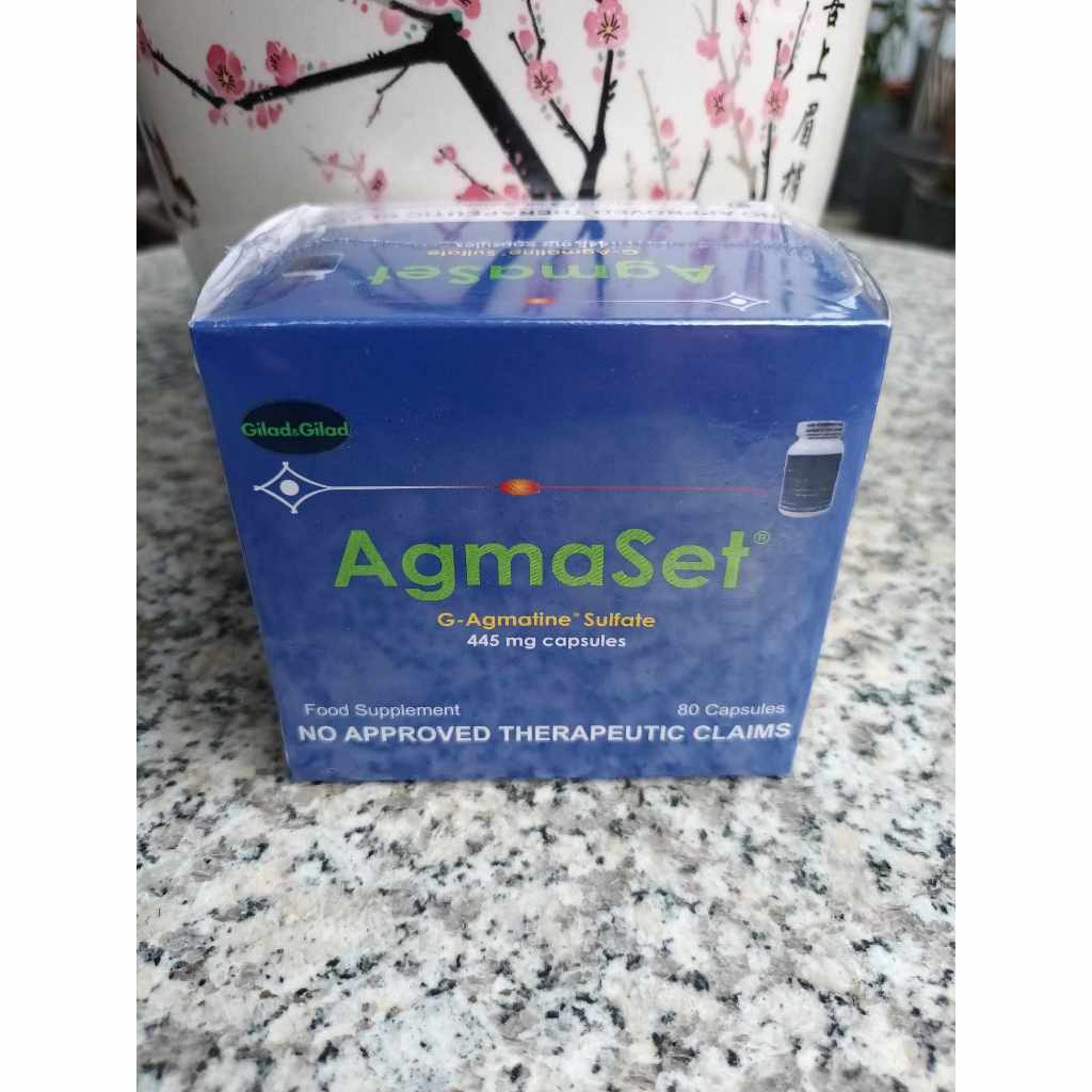 Agmaset 445mg capsules Food Supplement 80 capsules (sold per 10 pcs ...