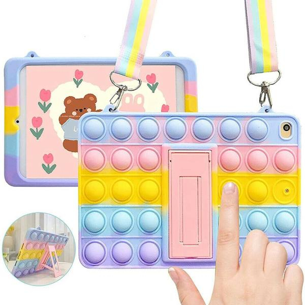 POP IT FIDGET BUBBLE SOFT RELEASE STRESS CASE FOR IPAD MINI 1 2 3 4 5 6 ...