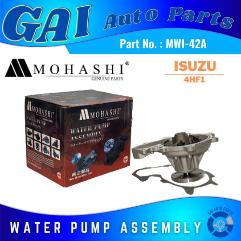 ISUZU Water Pump Assembly for 4HF1 (MWI-42A) MOHASHI PRODUCTS | Shopee ...