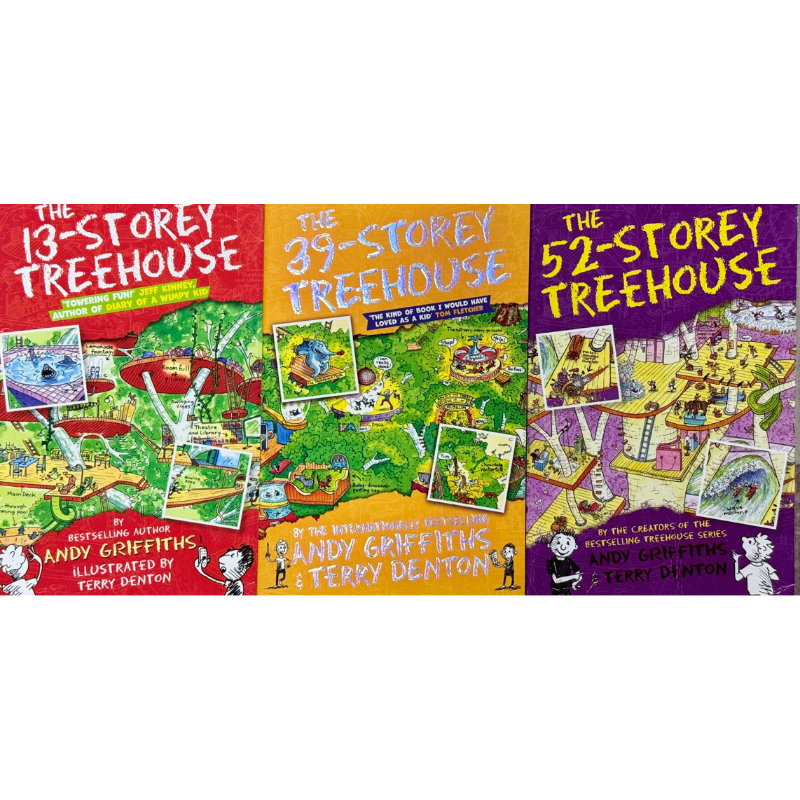 Treehouse Series by Andy Griffiths Children’s Adventure Humor ...