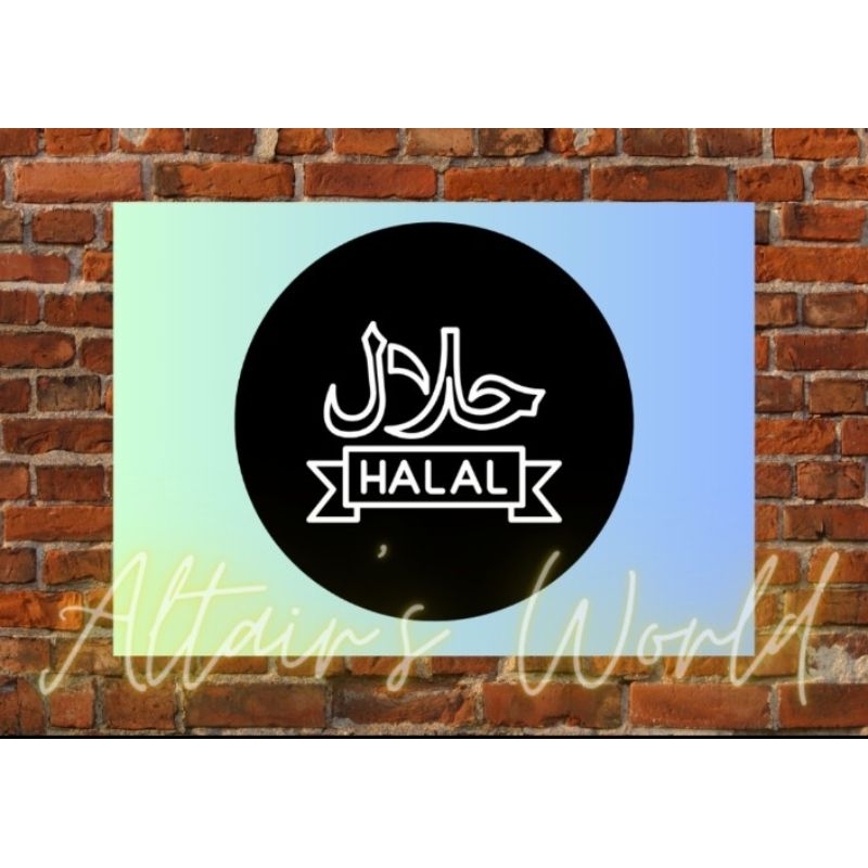 AW Halal Signage Business Signage for Muslim Restaurants Laminated Sign ... AW Halal Signage Business Signage for Muslim Restaurants Laminated Sign ...
