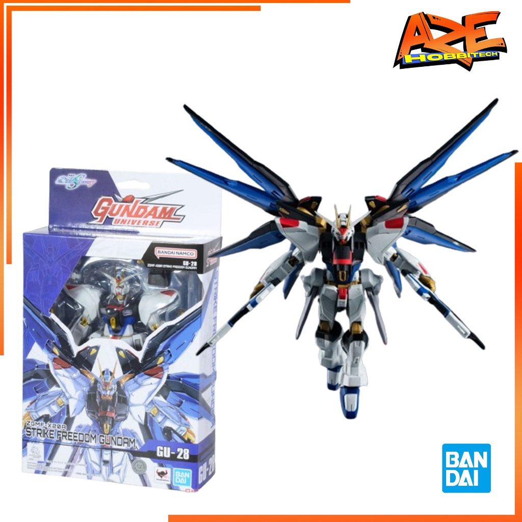 Gundam Universe Strike Freedom Gundam Figure ZGMF X20A Bandai Action ...