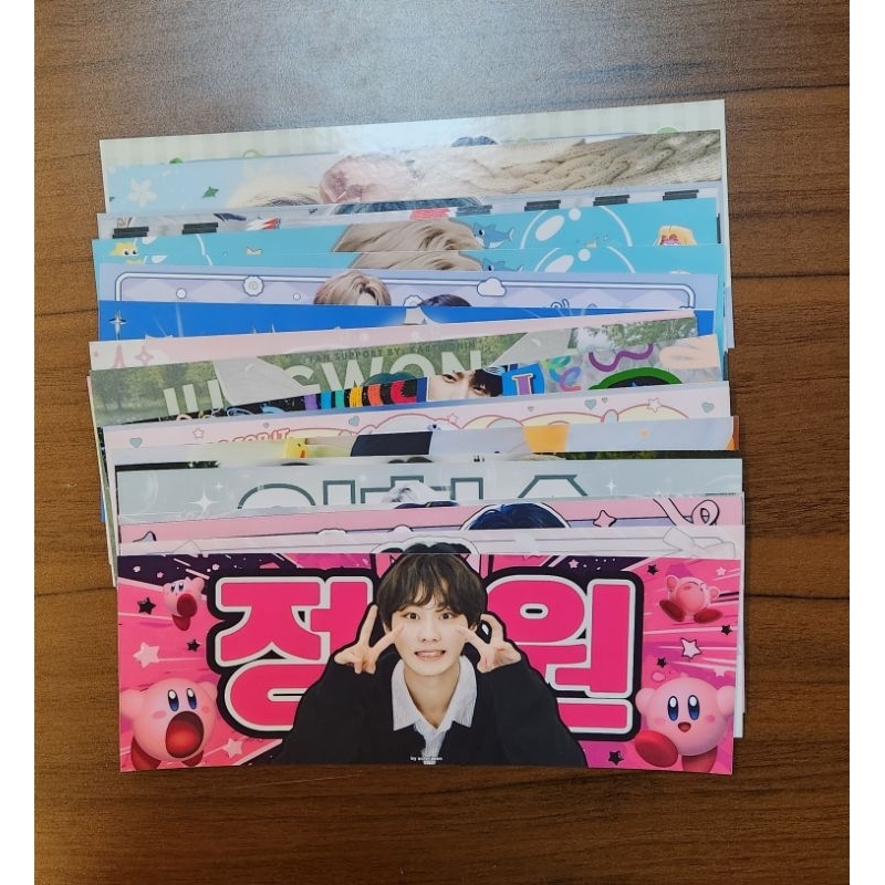 CUSTOMIZED HANDBANNER / 4x11" KPOP PPOP BANNER PRINT | Shopee Philippines