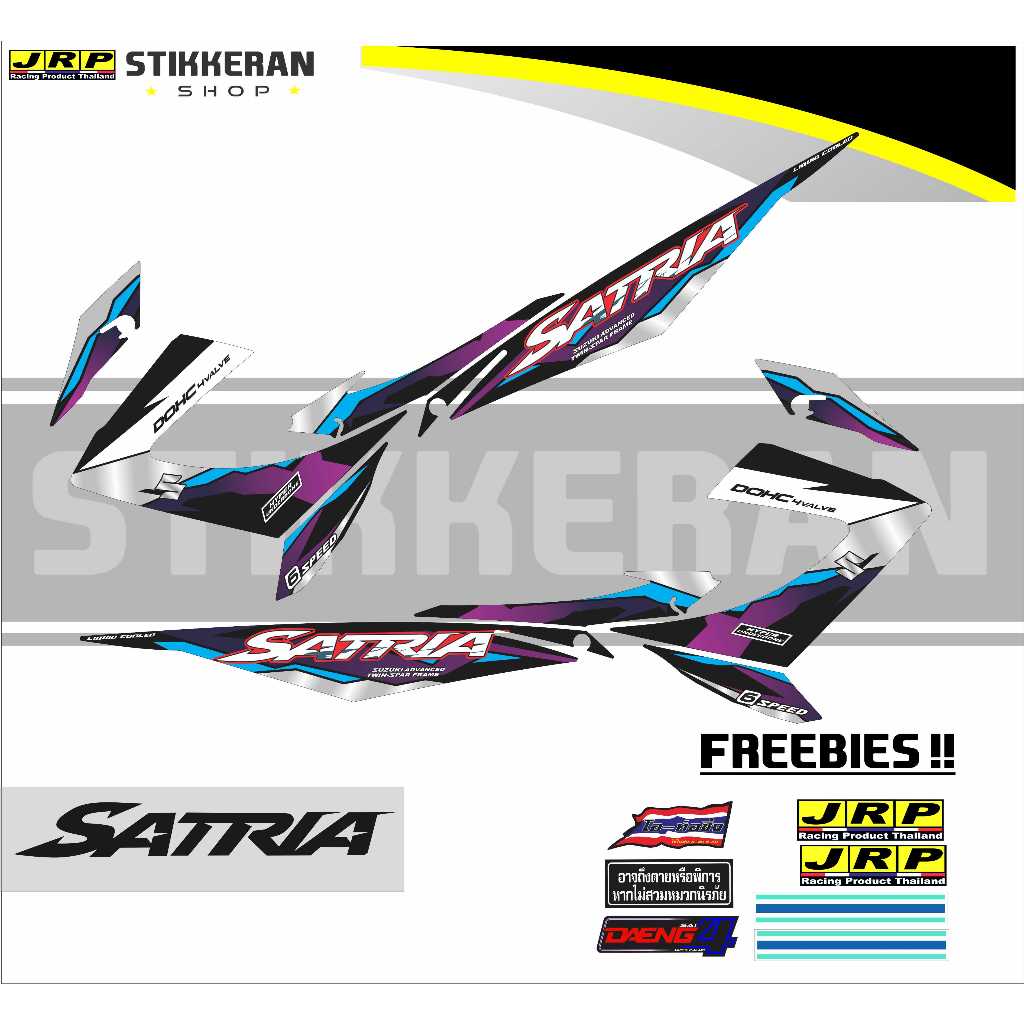 RAIDER 150 CARB REBORN SATRIA 2024 LATEST DECALS | Shopee Philippines