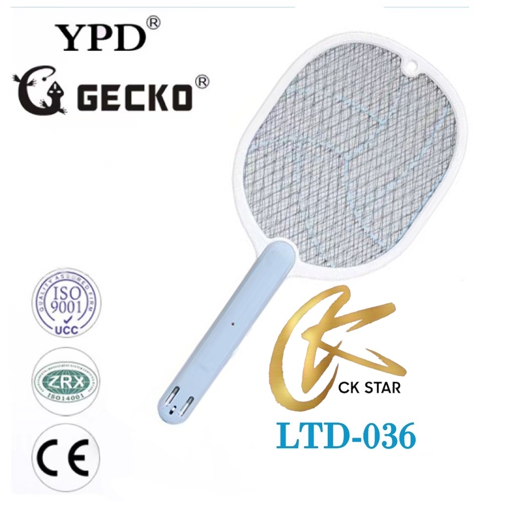 GECKO LTD-036 Mosquito Swatter Rechargeable Electric Mosquito Killer ...