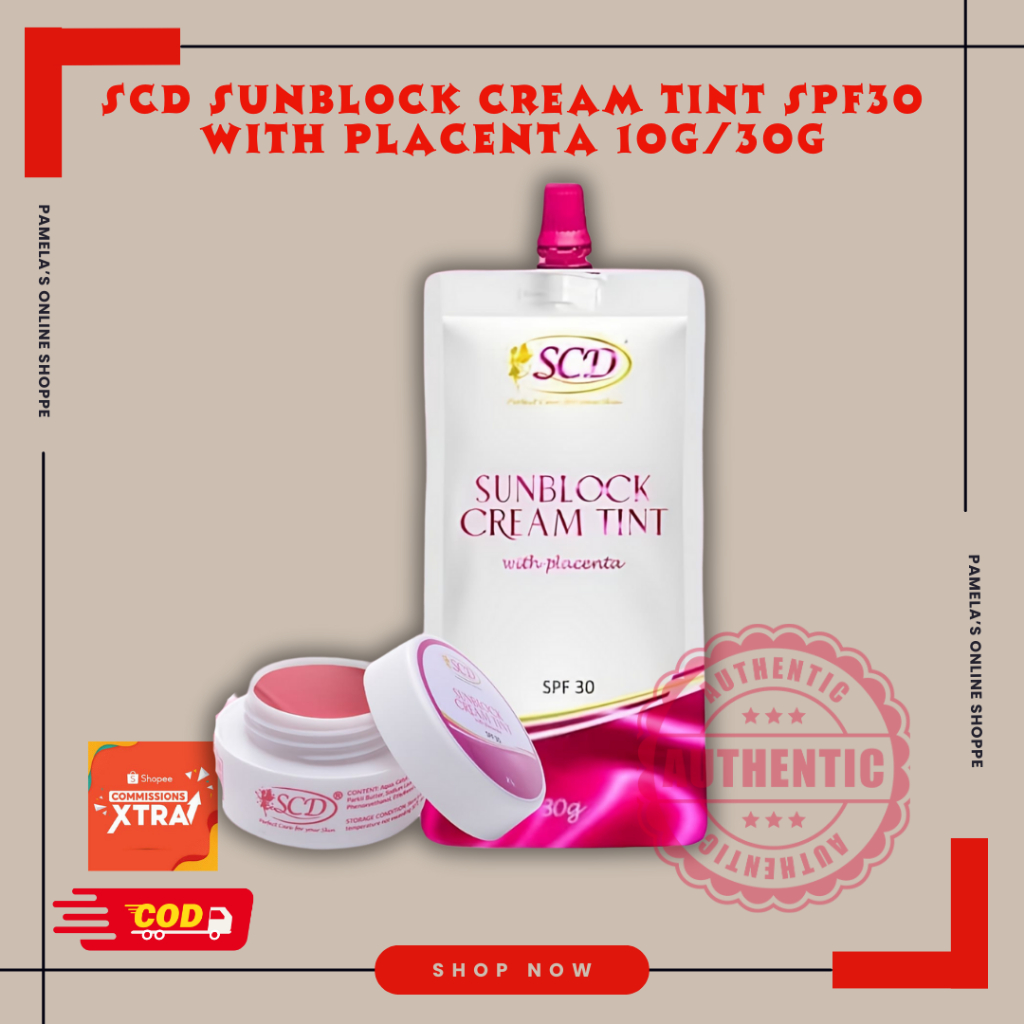 SCD Sunblock Cream Tint 10g/30g | Shopee Philippines