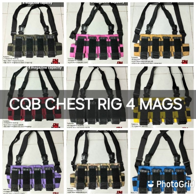 chest rig 4 mag capacity | Shopee Philippines