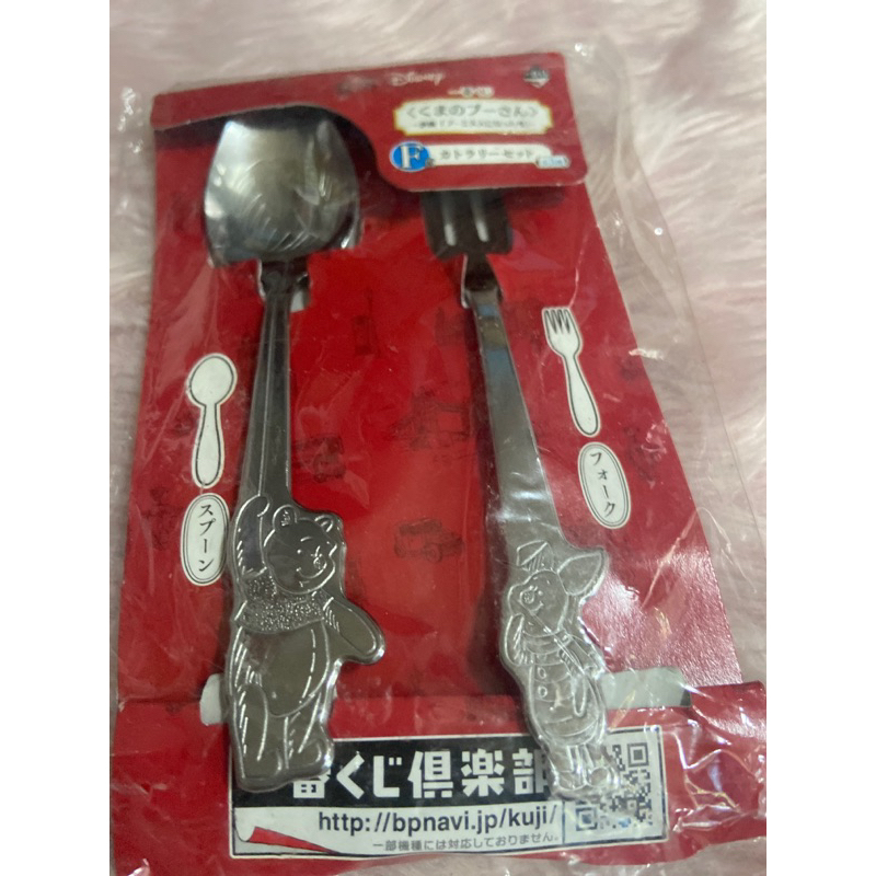 Disney collectable stainless steel teaspoon and fork from Japan ...