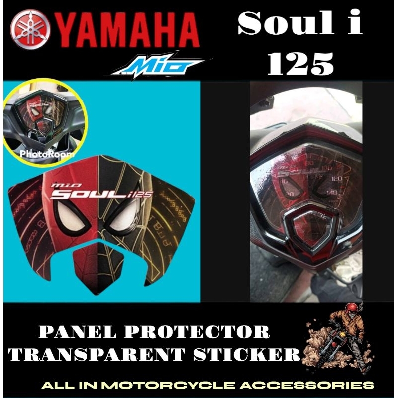 Yamaha Mio Soul i 125 Panel Protector Transparent Sticker Accessories ...