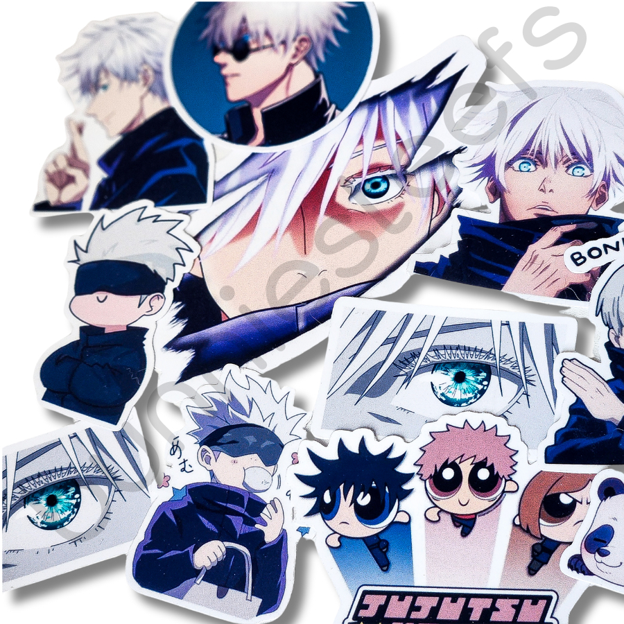 GOJO SATORU Sticker Vinyl - JUJUTSU KAISEN STICKER - WATERPROOF | Shopee Philippines