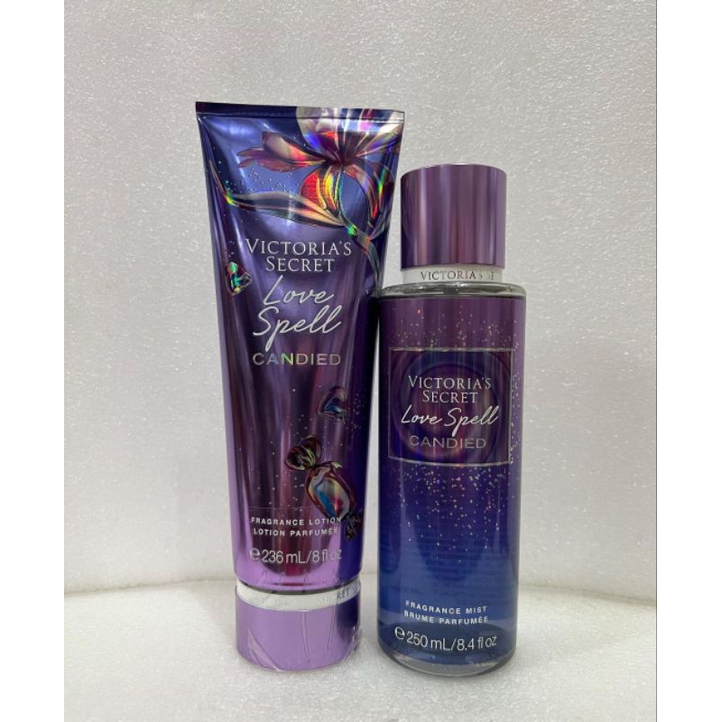 Victoria's Secret Love Spell Candied Body Mist - Lotion | Shopee ...
