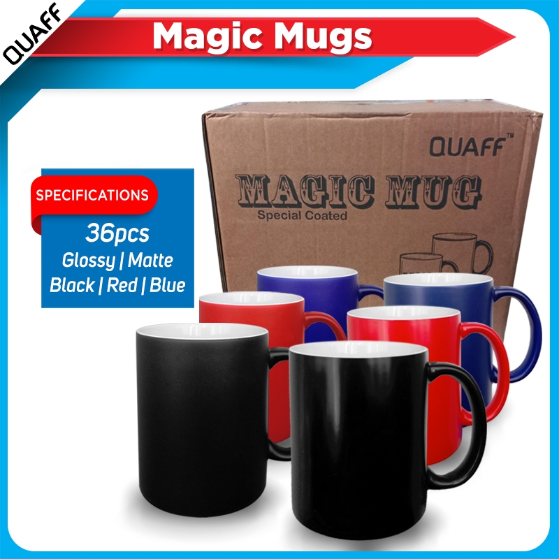 QUAFF Magic Mug (Glossy / Matte) (36pcs) | Shopee Philippines