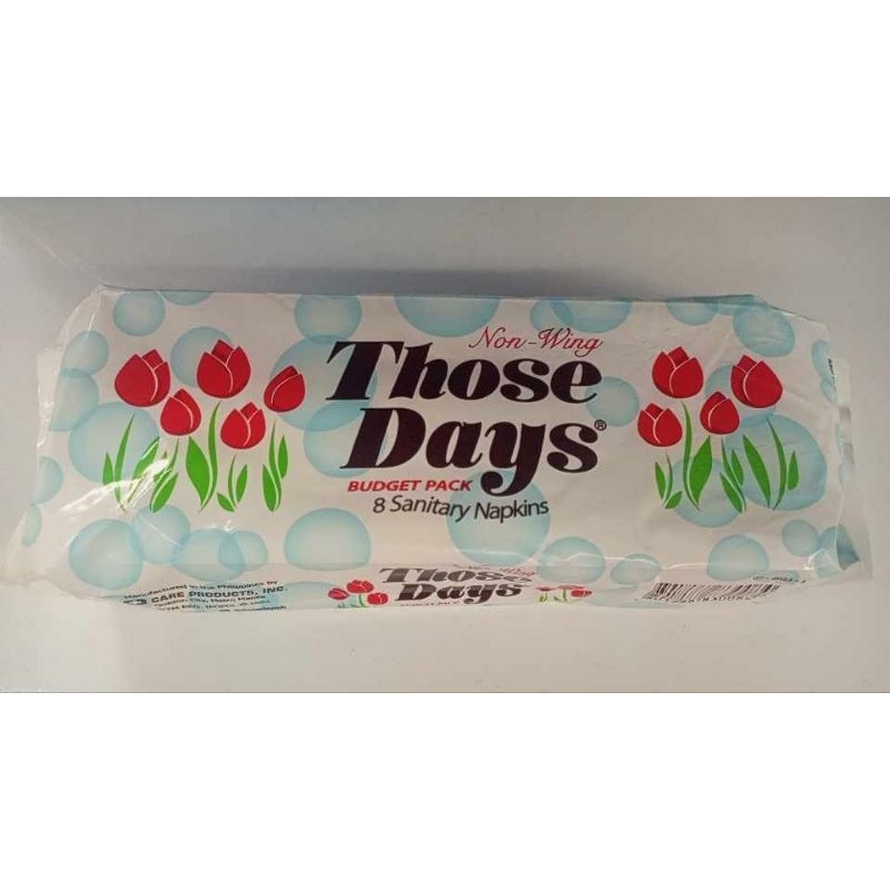 Those Days Non-Wing 8pads Sanitary Napkin | Shopee Philippines