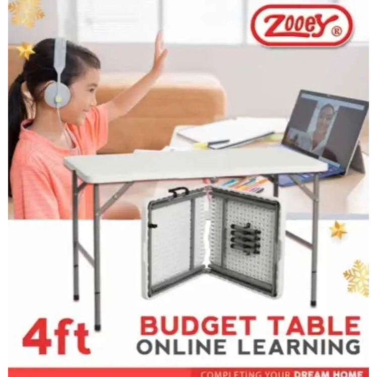 Zooey Folding Table 4feet #269 mini | Shopee Philippines